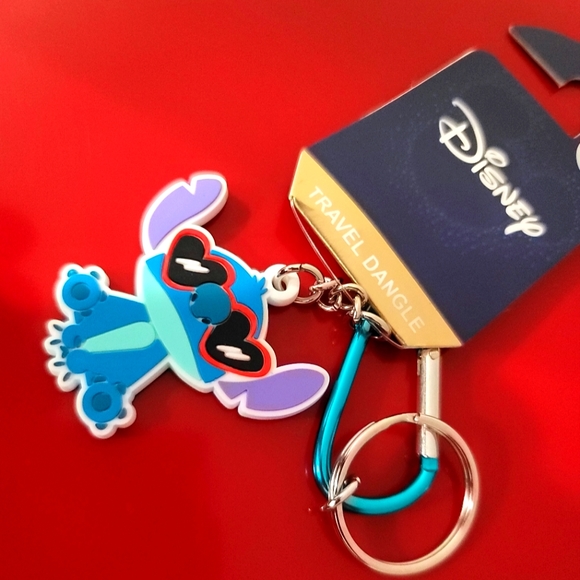 Disney | Accessories | Exclusive Disney Stitch Travel Dangle Keychain ...